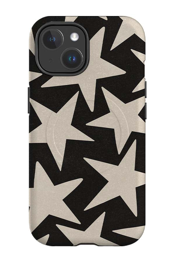 Vintage Large Stars MagSafe Phone Case Black Harper Blake
