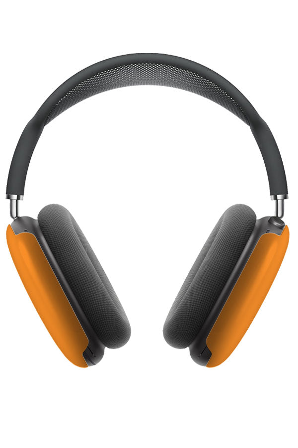 Plain Block Minimalist AirPod Max Case (Tiger Orange) | Harper & Blake