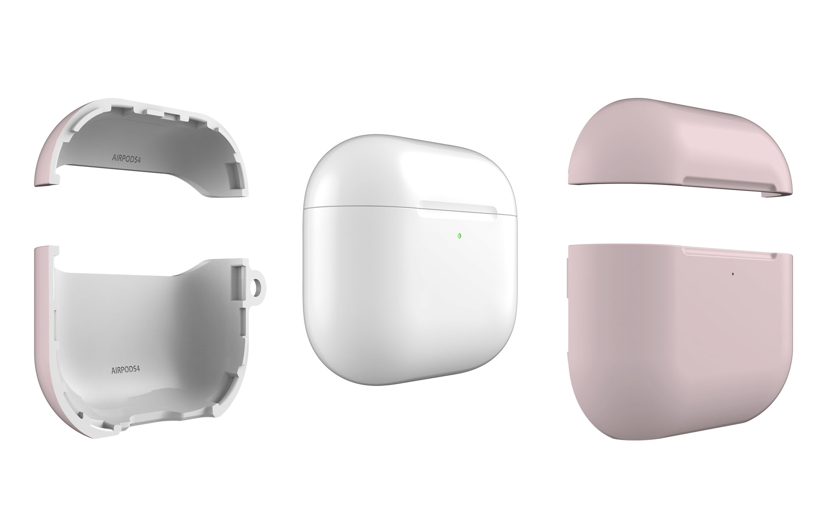 Whale Shark Scatter Line Art AirPod Case (Beige Blue) | Harper & Blake