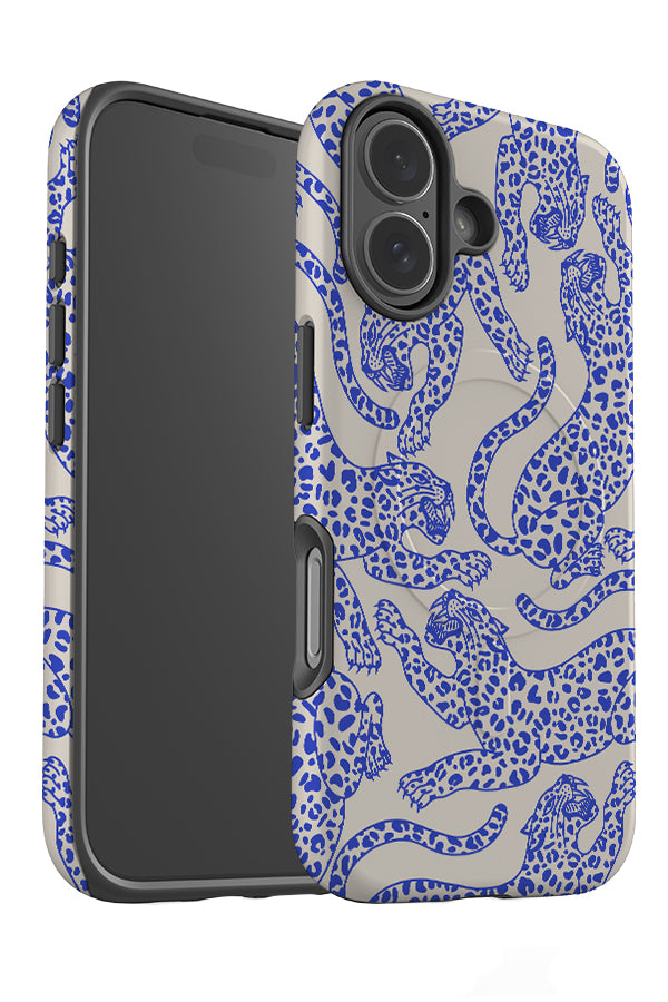 Pouncing Leopard Scatter MagSafe Phone Case | Harper & Blake