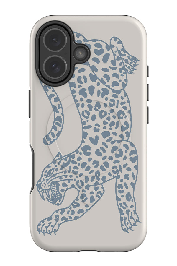 Pouncing Leopard Placement MagSafe Phone Case | Harper & Blake