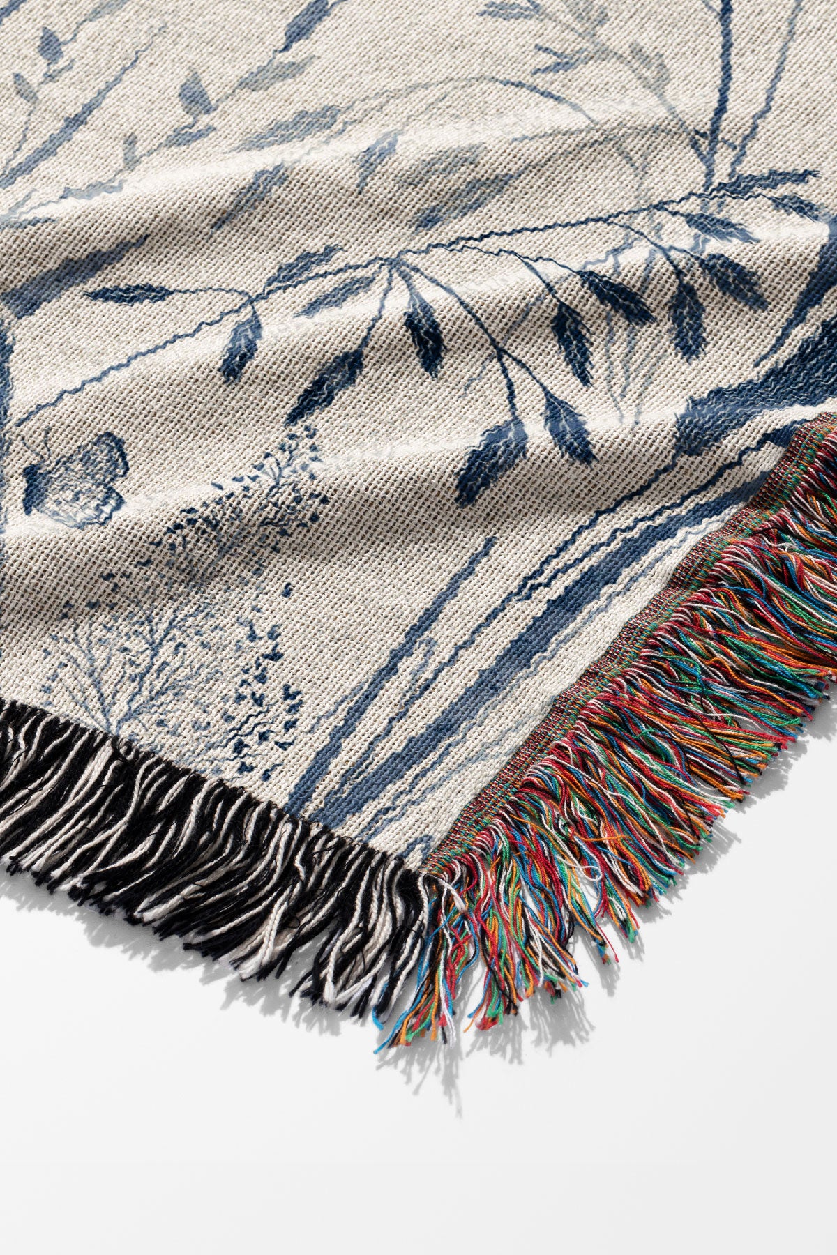 Wild Grasses and its Habitants by Denes Anna Design Jacquard Woven Bla ...